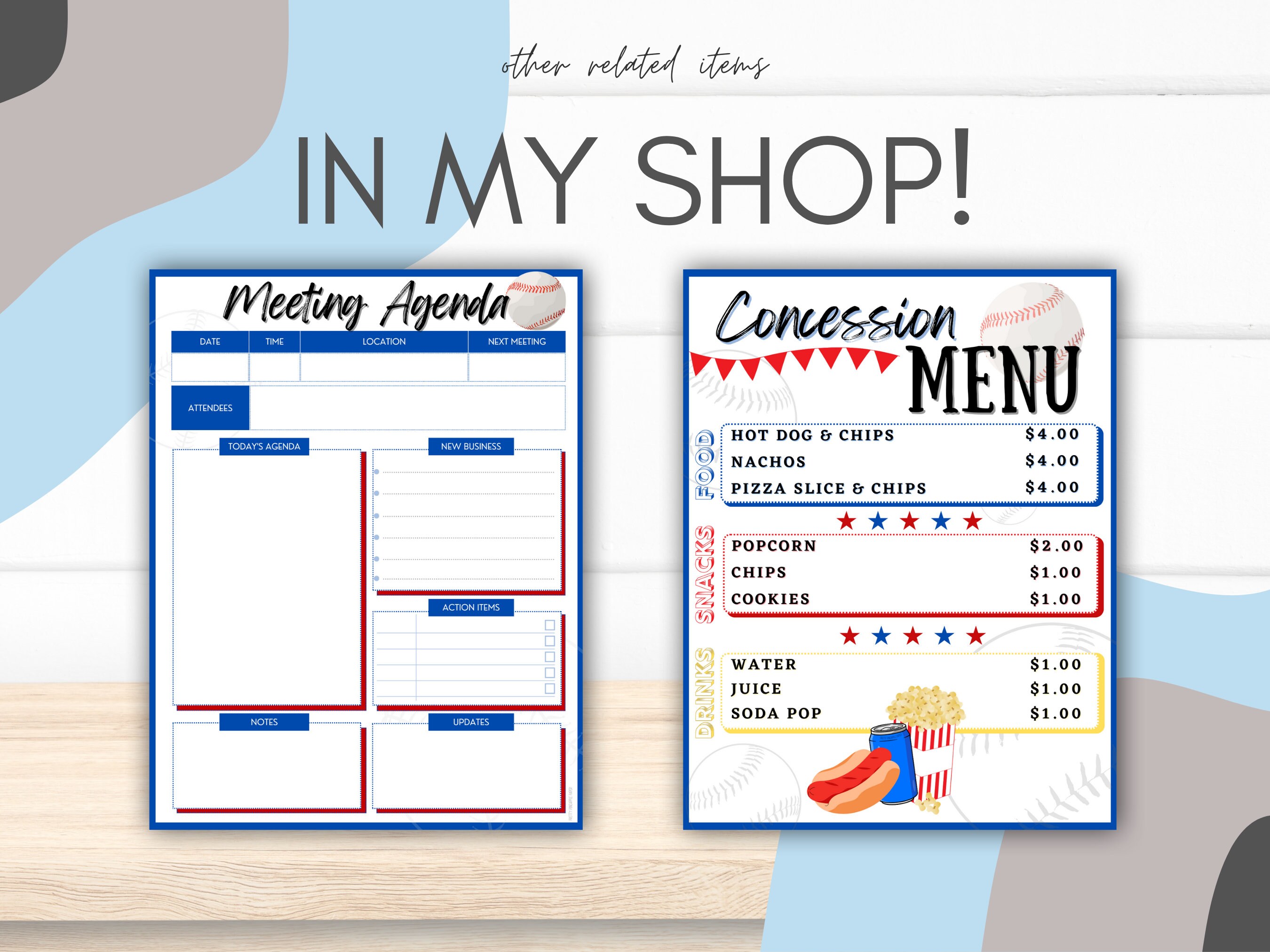 Editable Baseball Season Planner Sheet, Instant Digital Download, Edit ...