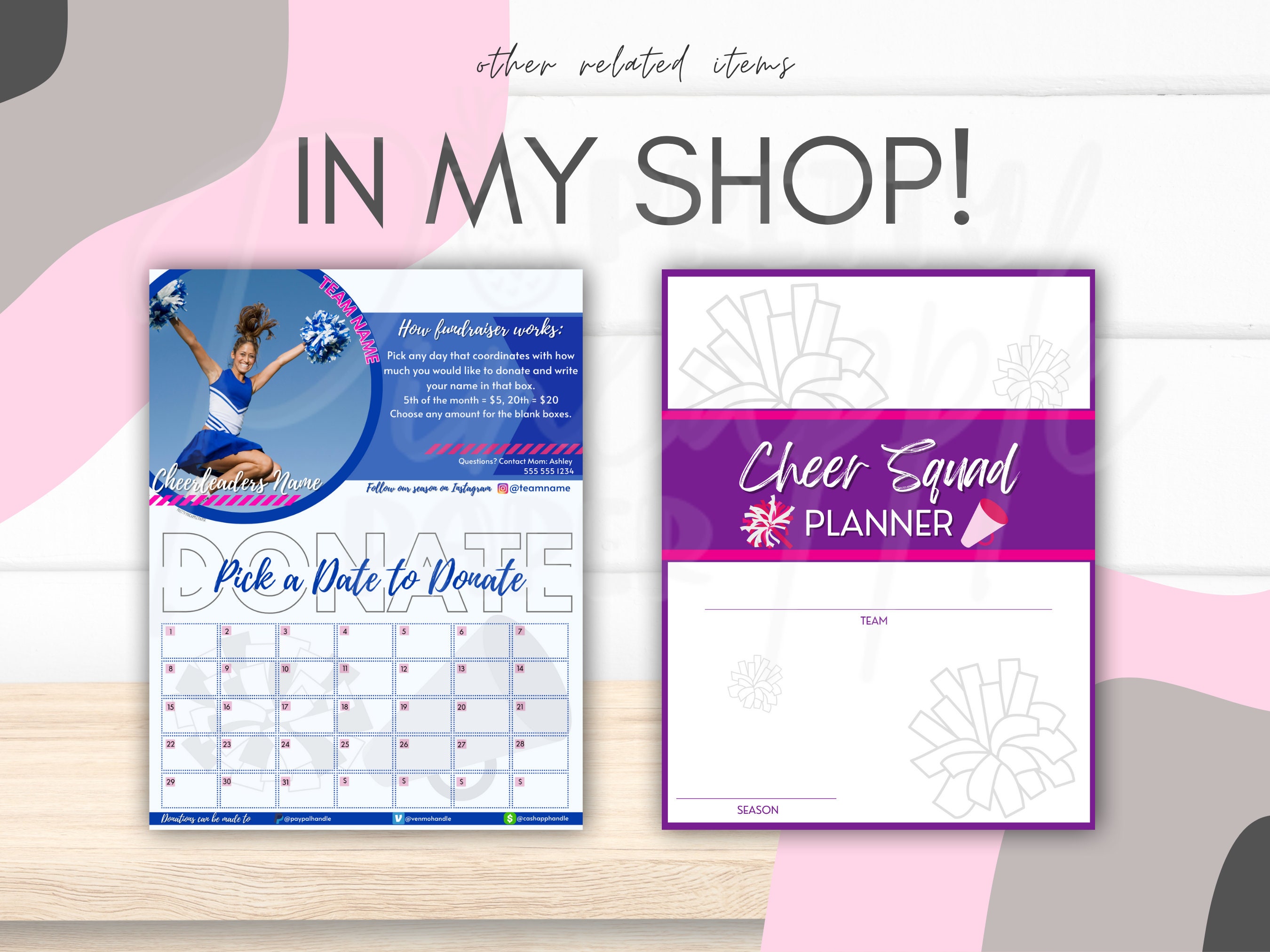 Printable Cheer Coach Planner Cheerleading Squad - Etsy