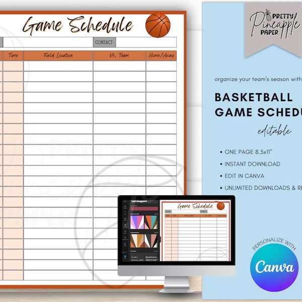 Basketball Printable Games - Etsy Australia