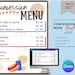 Editable Concession Stand Menu Basketball, Instant Download Canva ...