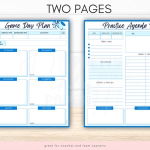 Printable Cheer Game Day Plan and Practice Agenda, Instant Download ...