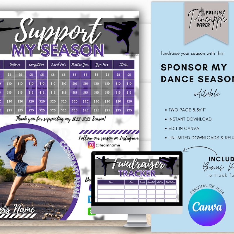 Sponsor a Student Flyer - Etsy