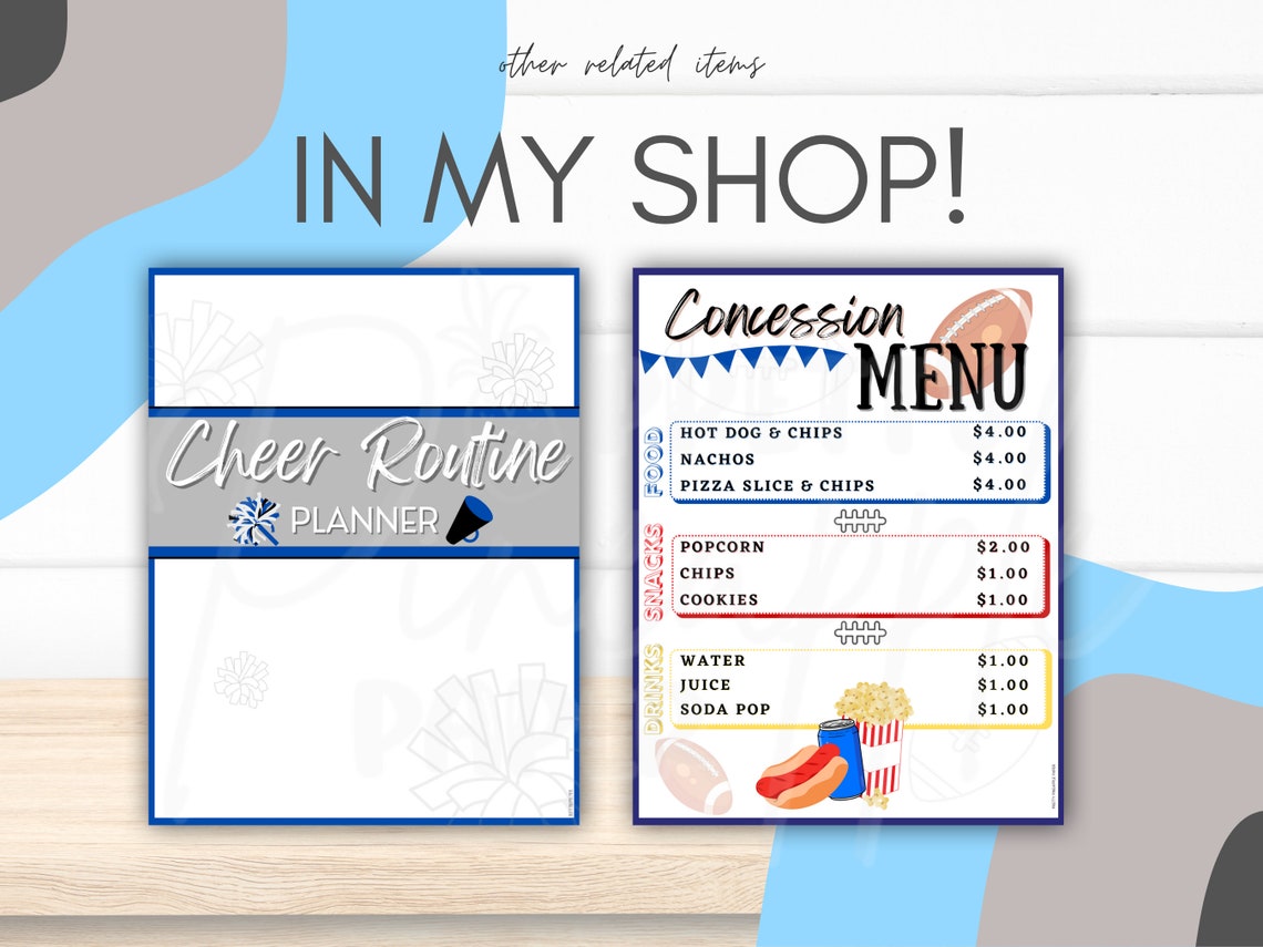 Editable Cheer Calendar Template, Instant Download Practice Game ...