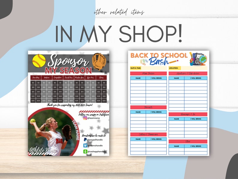 Editable Concession Stand Sign up Instant Download Printable - Etsy