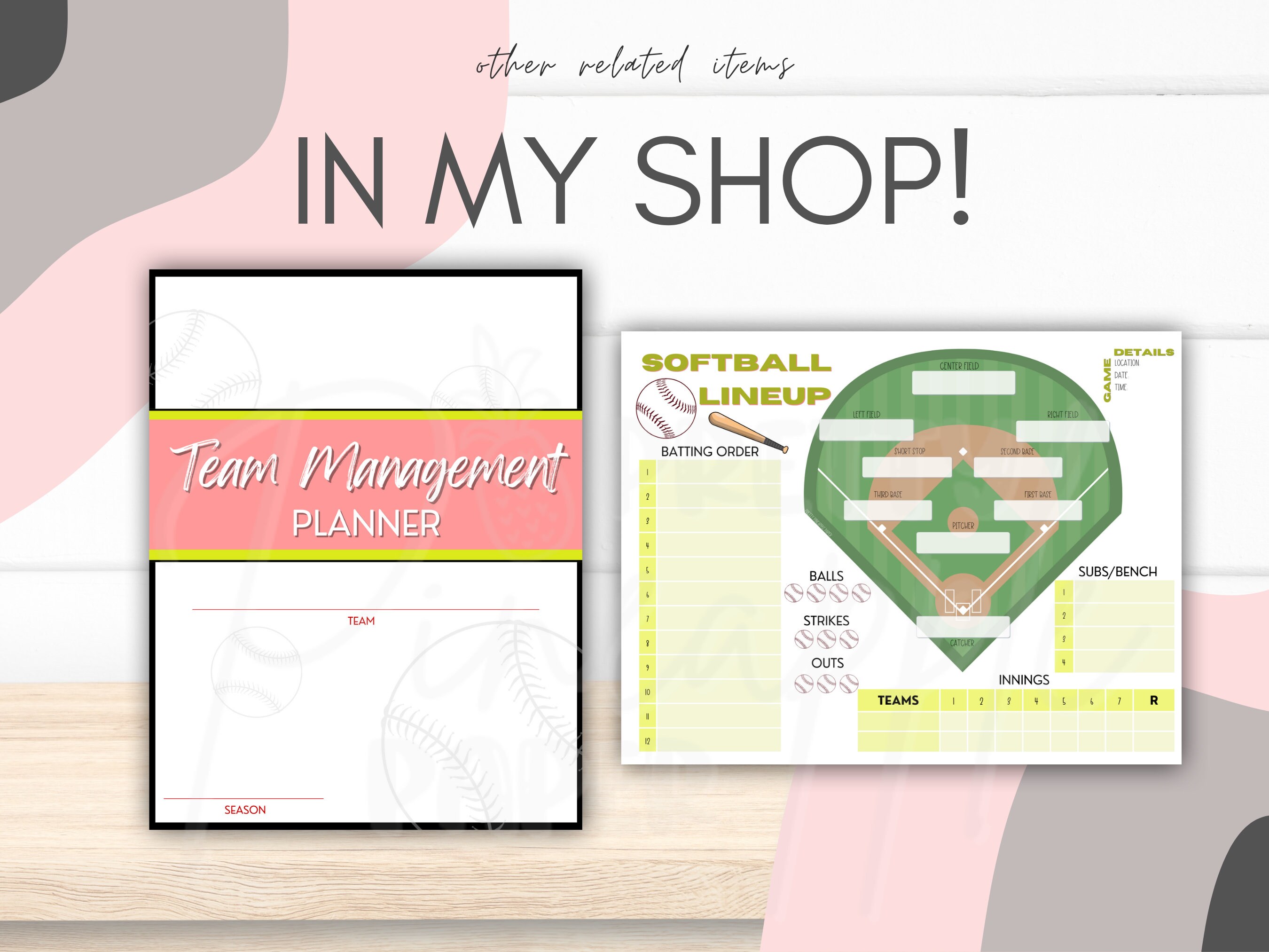 Printable Softball Team Game Day and Snack Schedule, Download Fillable ...