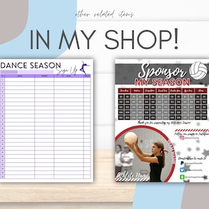 Editable Dancer - Sponsor My Season Fundraiser Template, Instant ...
