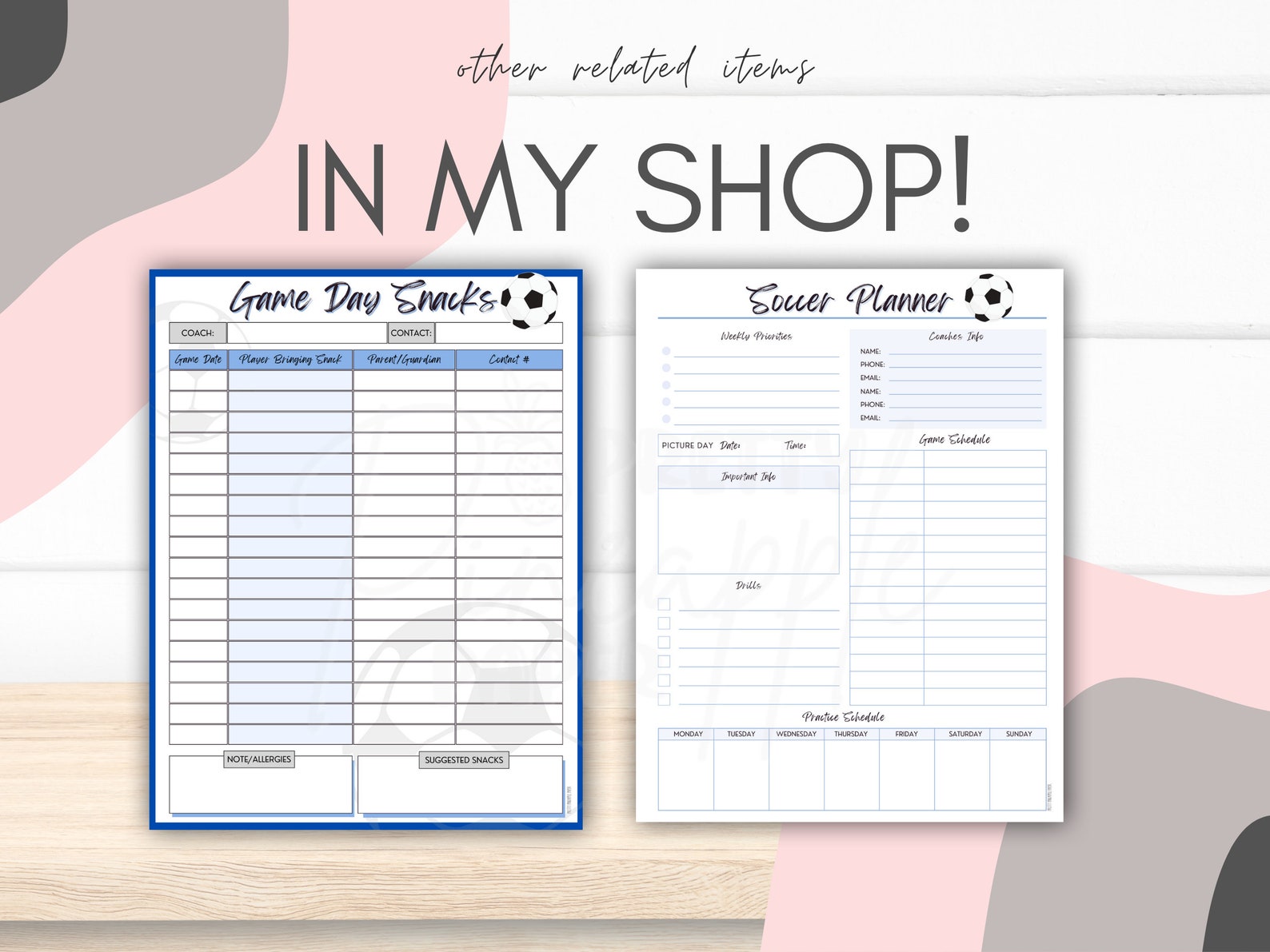 Printable Soccer Game Field Lineup and Game Card, Player Positions for ...