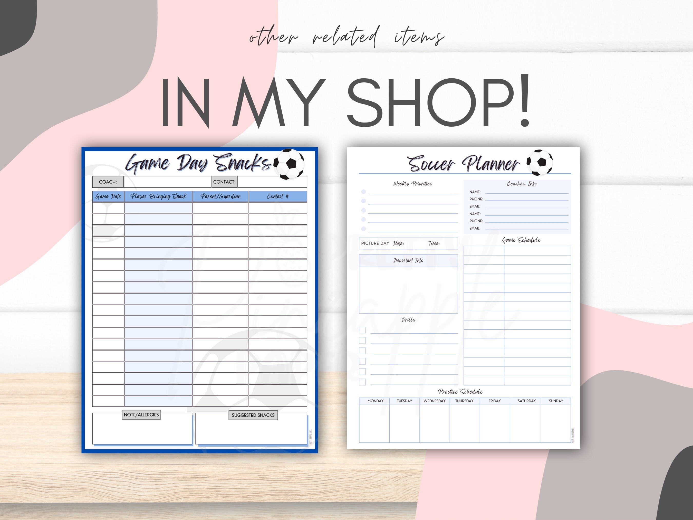 Printable Soccer Game Field Lineup and Game Card, Player Positions for ...