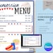 Editable Concession Stand Menu Baseball, Instant Download Canva ...