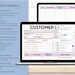 Editable Customer Record Planner Sheet Instant Download, Edit Canva ...