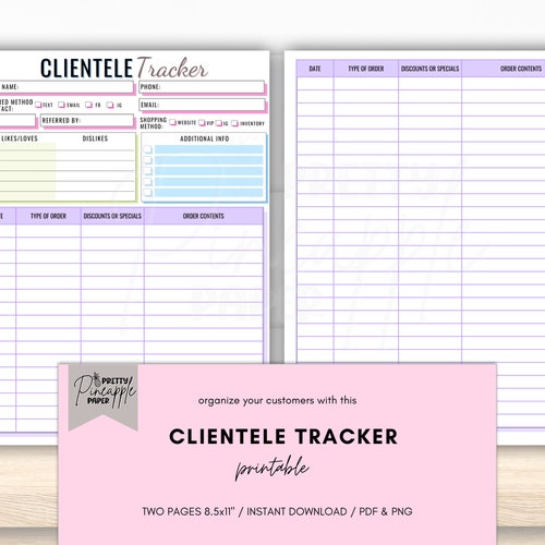 Printable Contest and Giveaway Tracker Planner Sheet Instant - Etsy