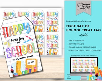 School Treat Bag - Etsy