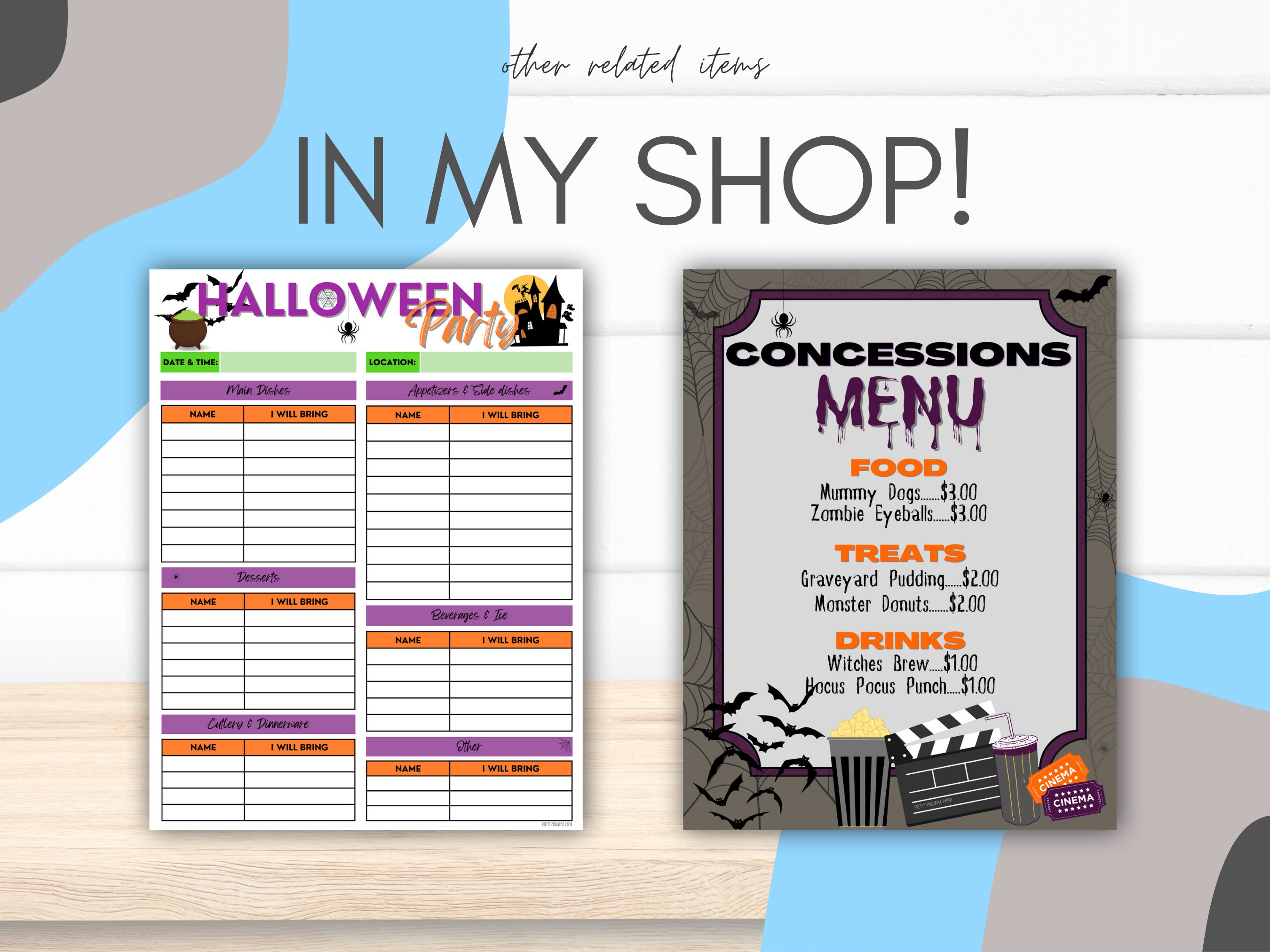 Editable Halloween Movie Watch List, Movie Night Printable, Film Bucket ...