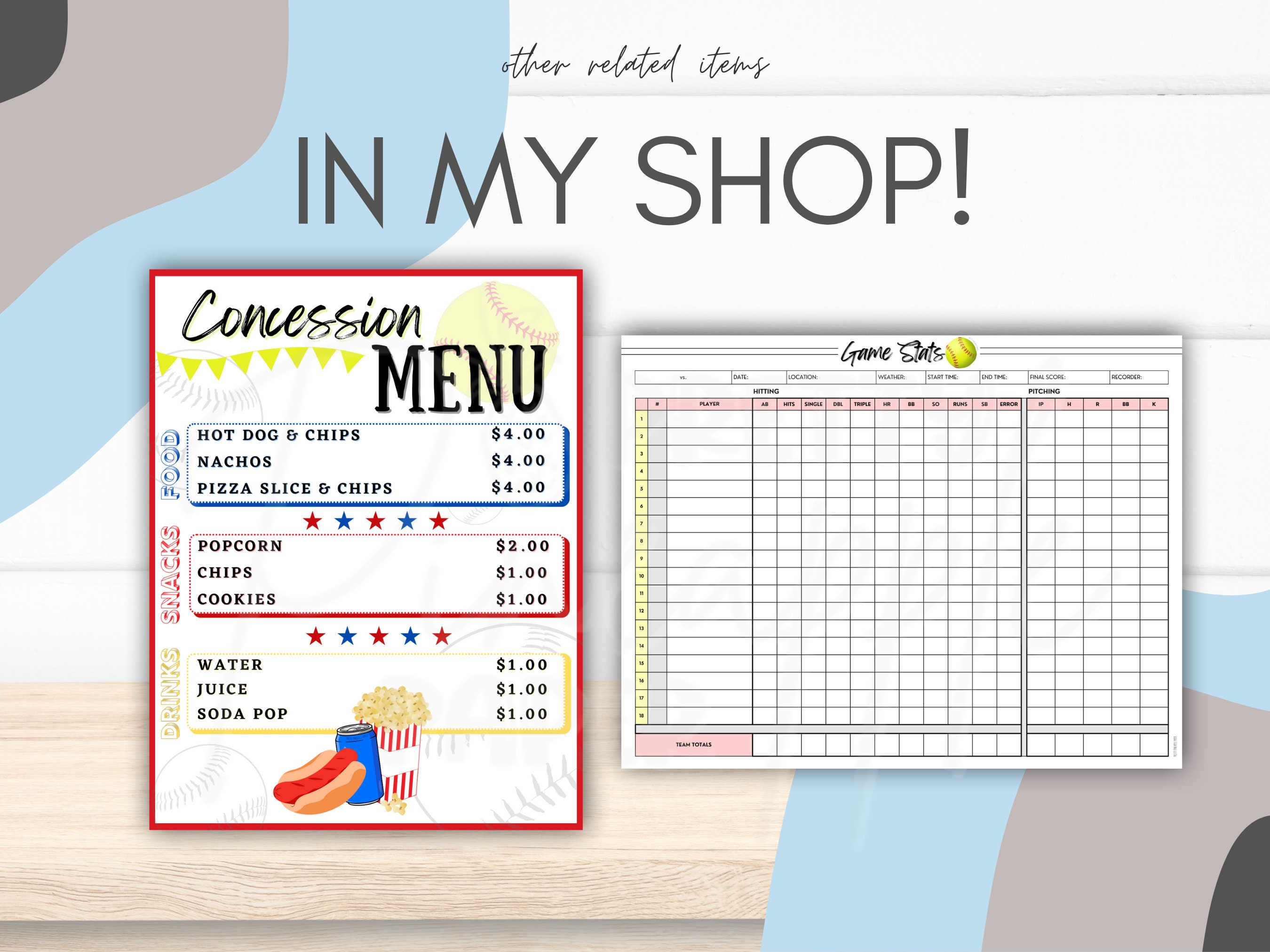 Editable Softball Line up and Field Position Sheet Batting Order Dugout ...