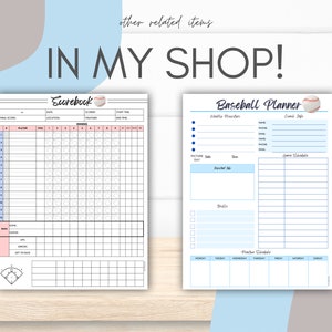 Editable Baseball Roster Template, Game Day Team Info, Coach Planner ...