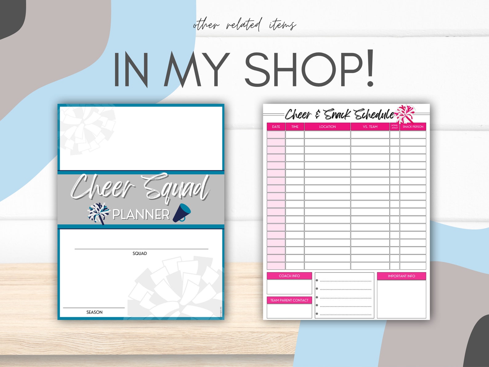 Editable Cheer Checklist Template, Instant Digital Download, Edit in ...