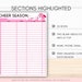 Printable Cheer Season Sign up Sheet Instant Download Template ...