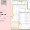 Printable Softball Team Management Planner for Coach and Team Mom, Game ...