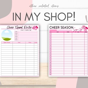 Printable Cheer Try Out Form, Instant Download Template, Cheerleader ...