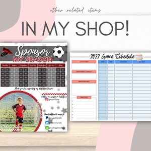 Printable Soccer Team Management Planner for Coach and Team Mom, Game ...