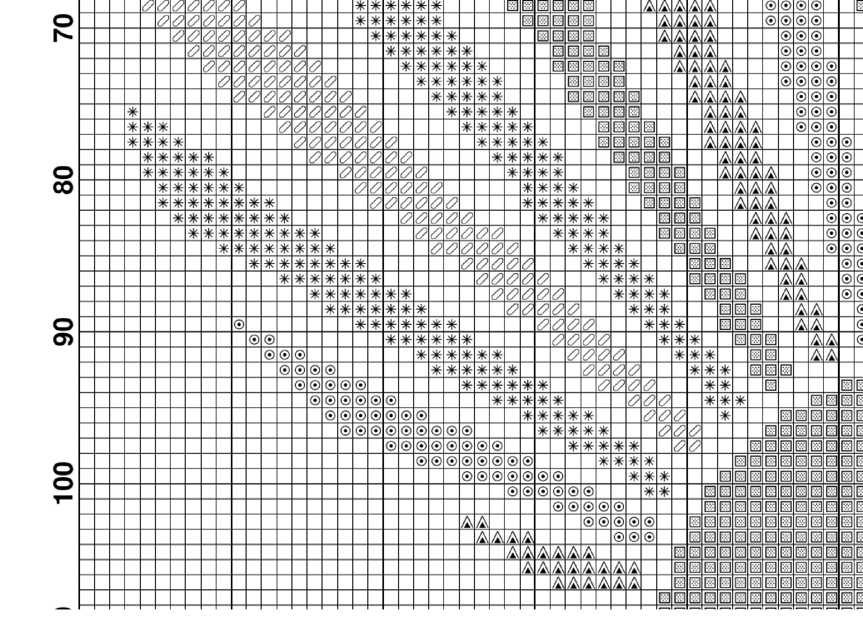 Bono Sun Cross Stitch Pattern PDF Easy Small Counted Cross - Etsy