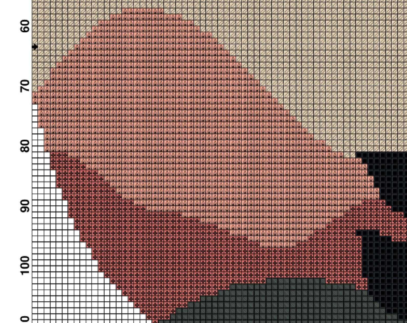 Easy Minimalist Landscape Cross Stitch Pattern PDF Nature - Etsy