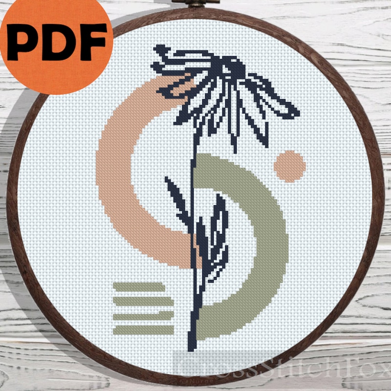 Boho Cross Stitch Pattern - Etsy Australia