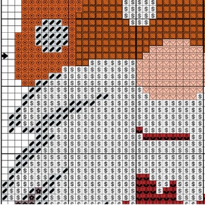 Fall Gnome With Leaf Cross Stitch Pattern, Easy Small Gnome Cross ...