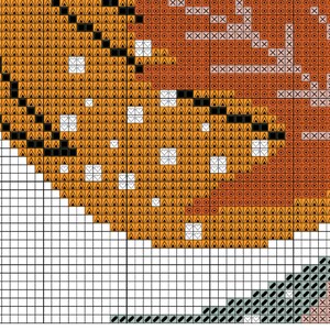 Autumn Leaves Boho Cross Stitch Pattern PDF, Nature Cross Stitch ...