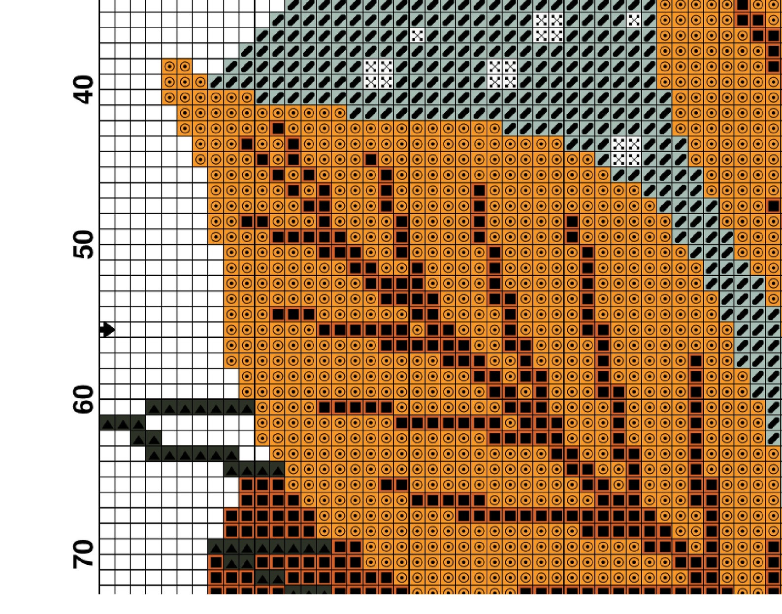Autumn Leaves Cross Stitch Pattern PDF, Nature Cross Stitch Pattern ...