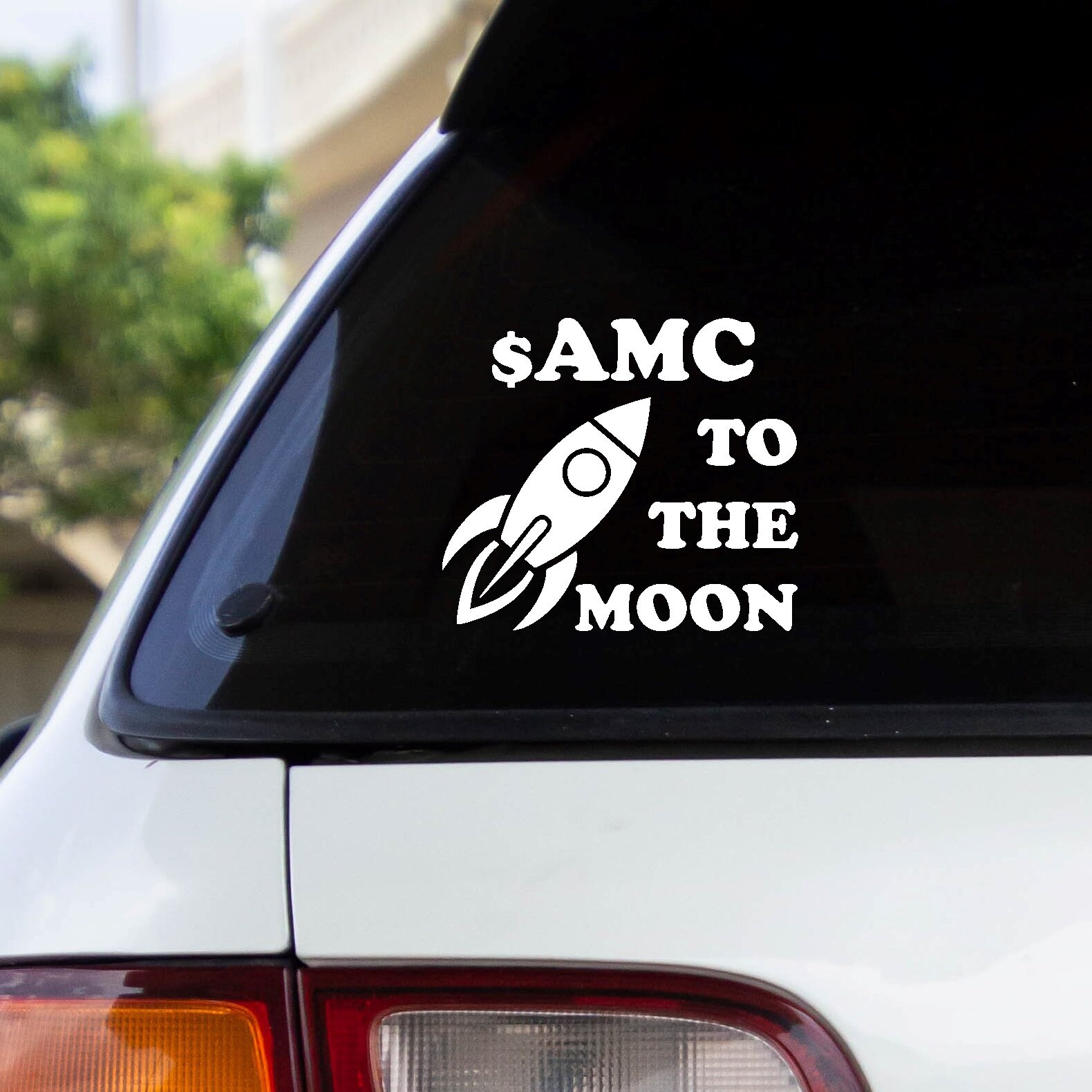 AMC to the Moon Decal Stickers More Color Options - Etsy