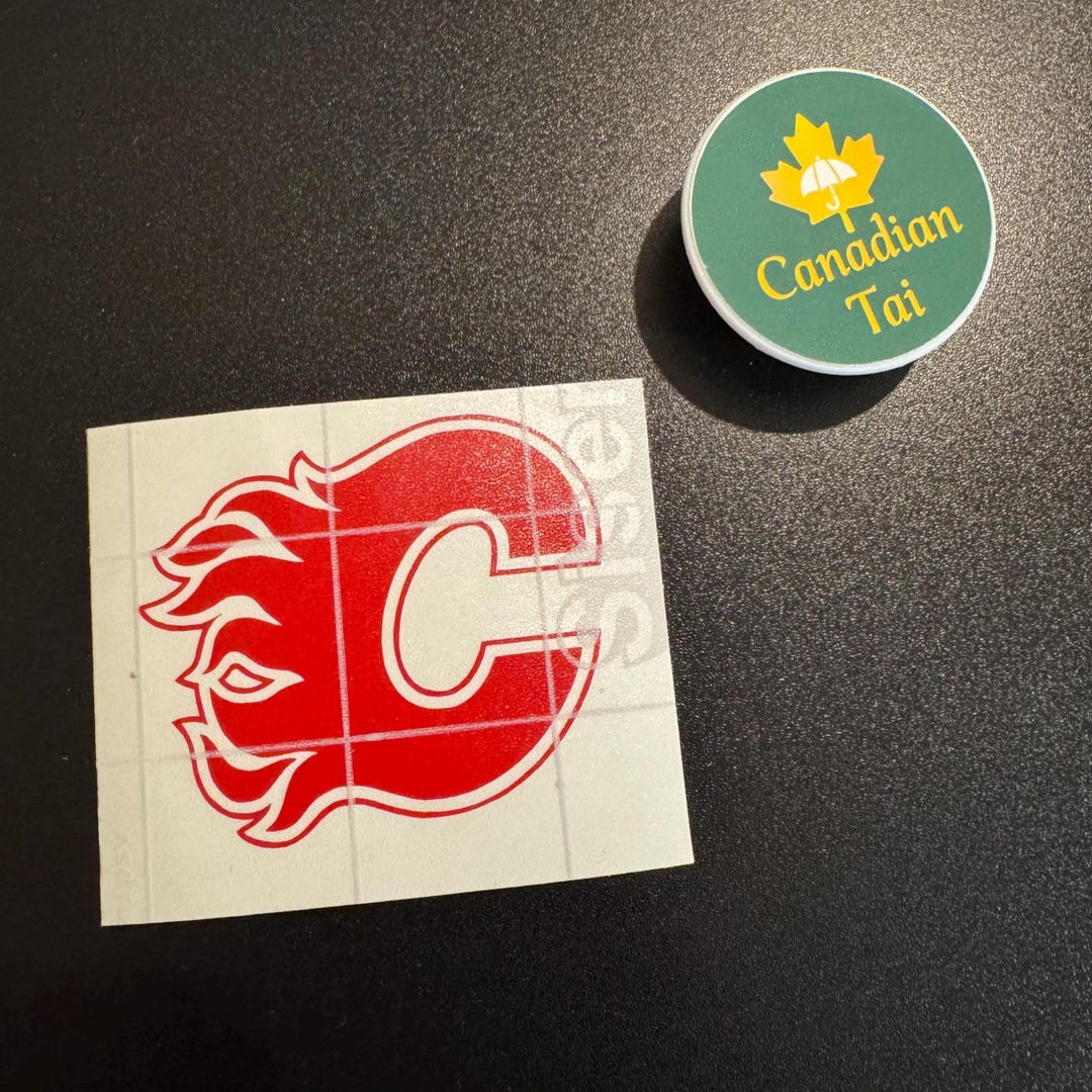Calgary Flames Decal Stickers | More Color & Size Options - Etsy