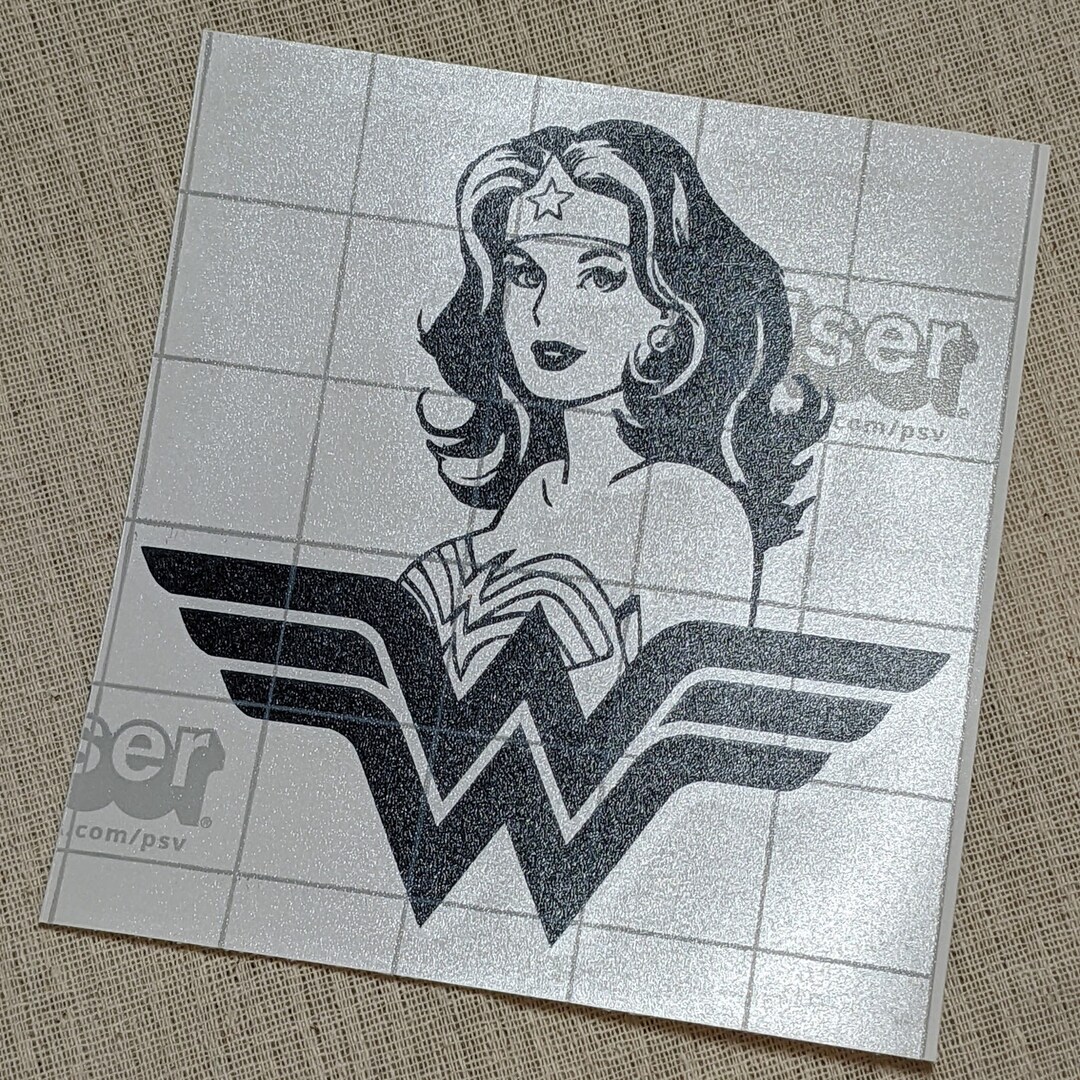 Wonder Woman Decal Sticker | More Color Options - Etsy