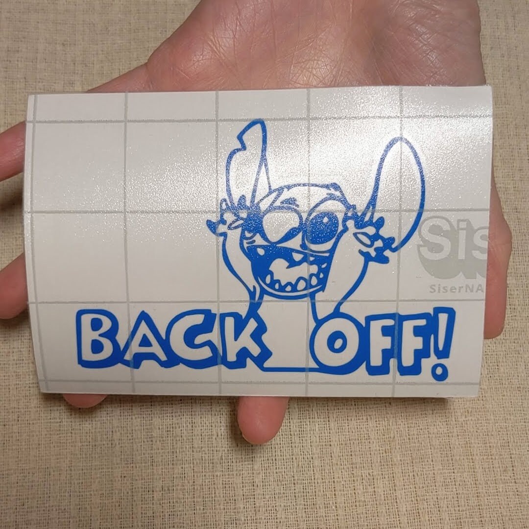 Stitch Back off Decal Sticker More Color & Size Options - Etsy