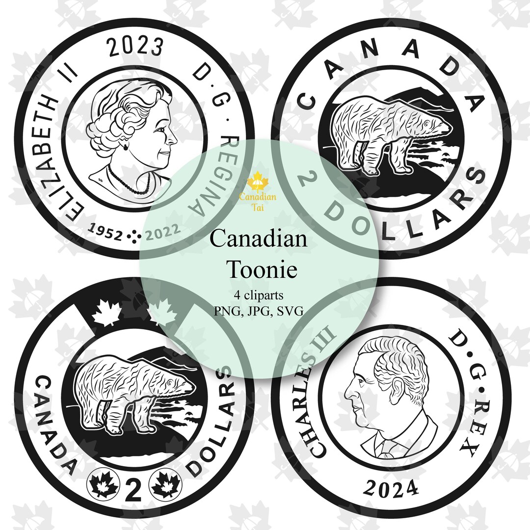 Canadian Toonie SVG/PNG/JPG File - Etsy