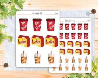 Tim Hortons Stickers - Etsy