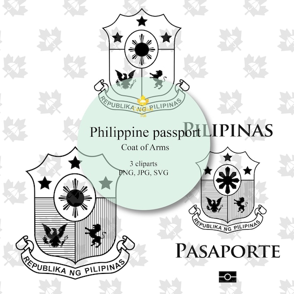 Philippines Passport Cover Etsy 4072