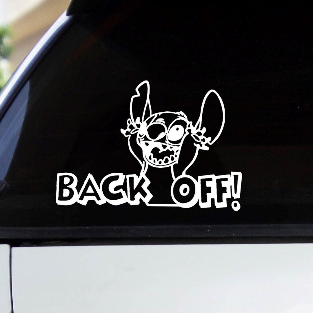 Stitch Back off Decal Sticker More Color & Size Options - Etsy UK