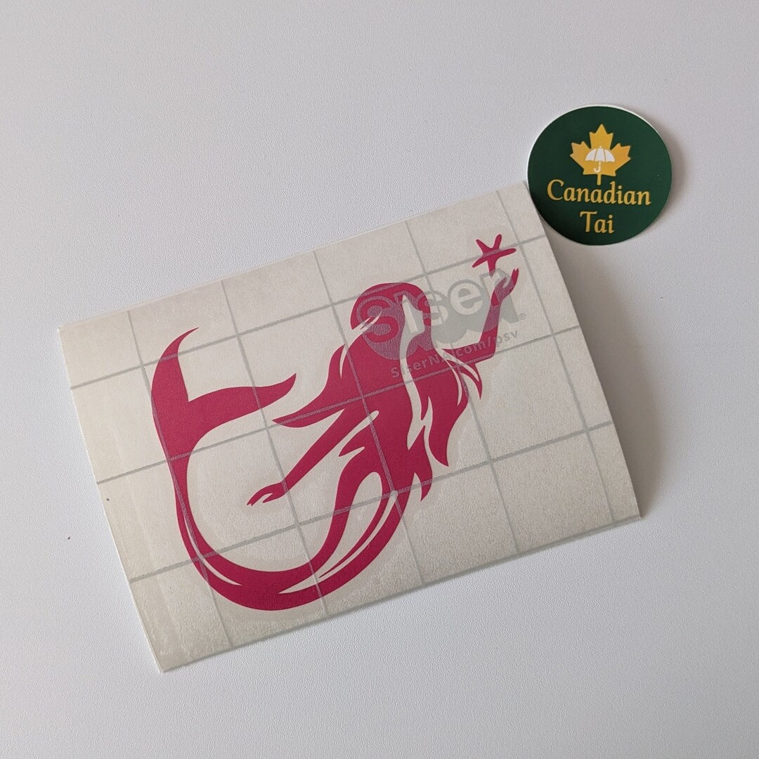 Mermaid Decal Sticker | More Color & Size Option - Etsy