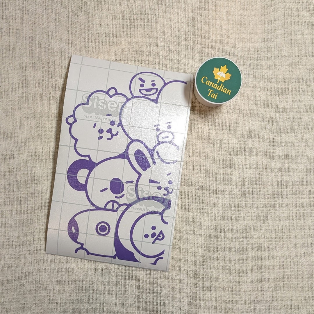 BT21 Decal Sticker More Color & Size Option - Etsy