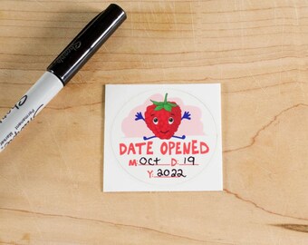Food Date Labels - Etsy