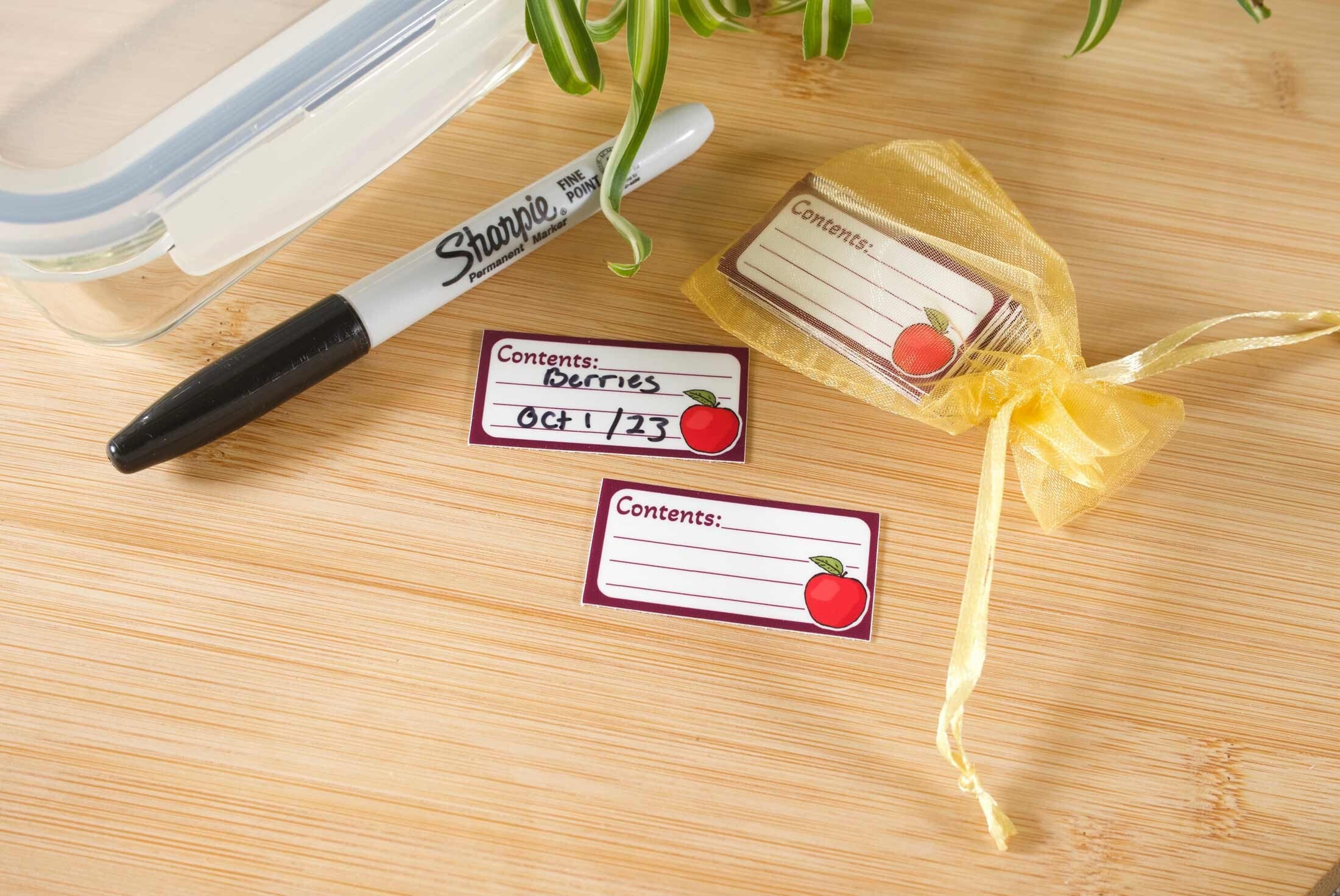 Food Freezer Label Stickers, Food Storage Labels, Write-on Lined, Self ...