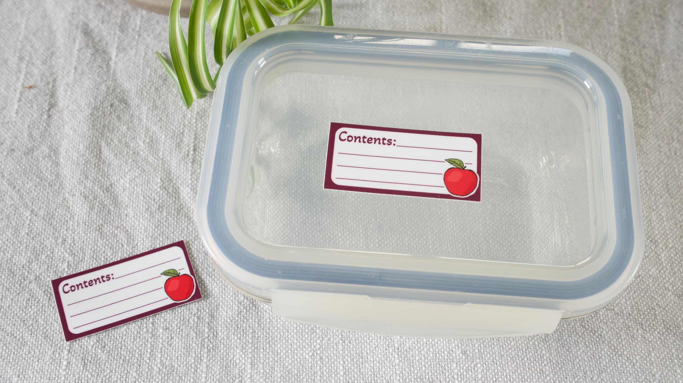 Food Freezer Label Stickers, Food Storage Labels, Write-on Lined, Self ...