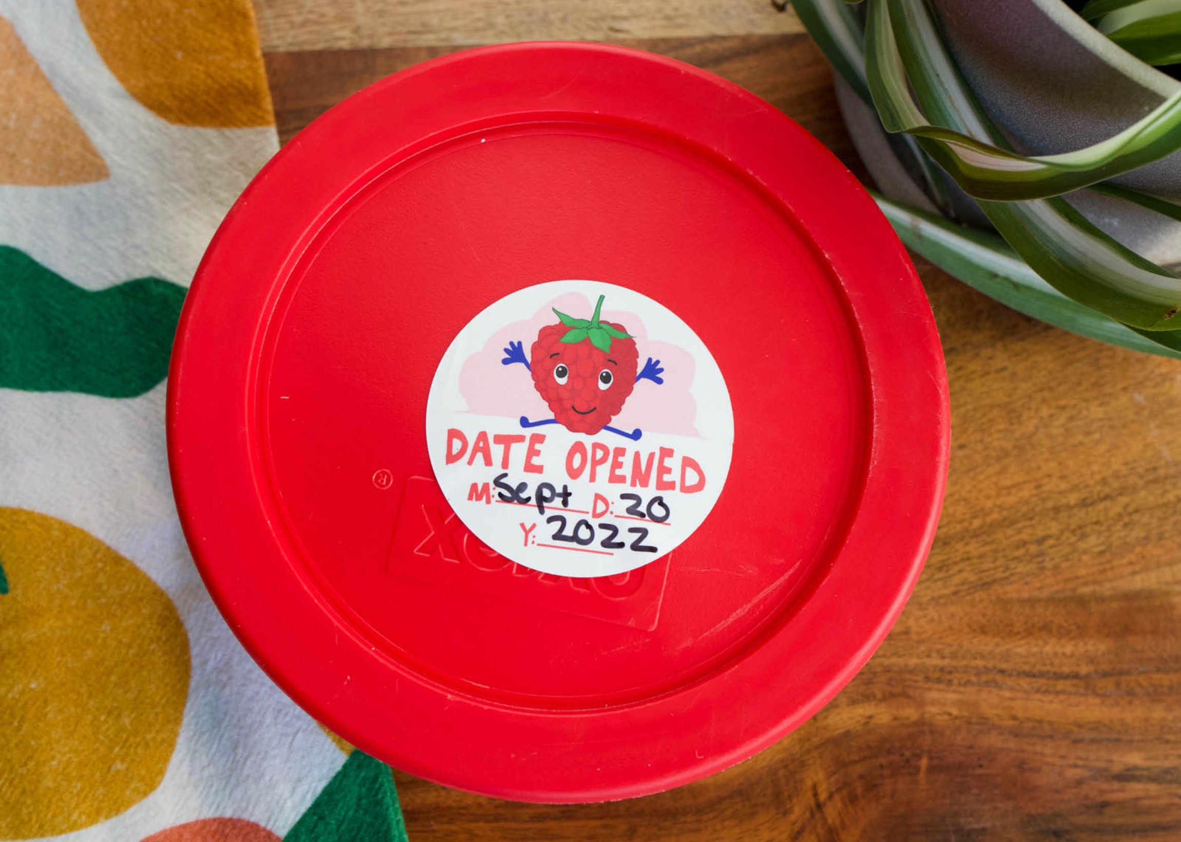 Food Date Labels, Write-on Food Storage Stickers, Fridge Labels, Self ...