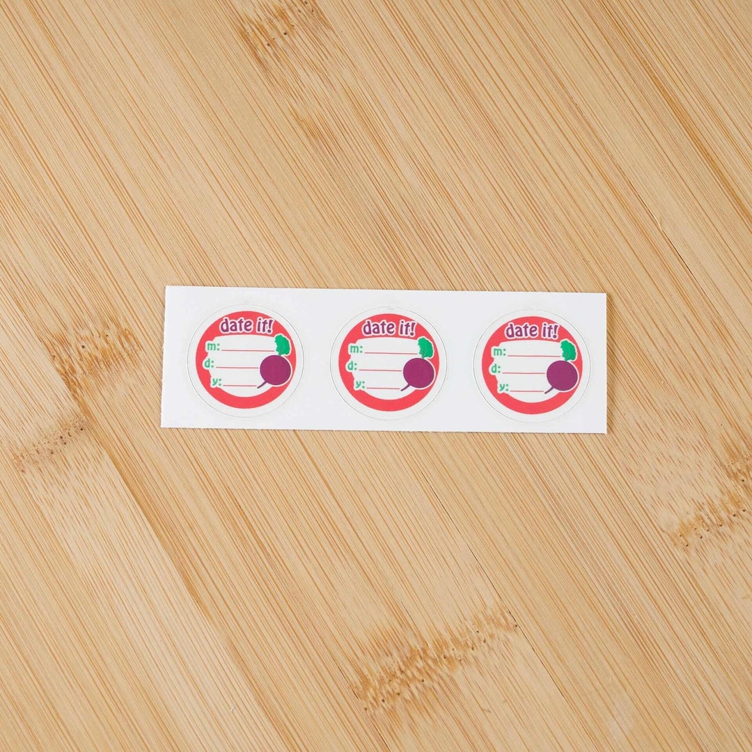 Food Date Label Food Storage Sticker Write-on Label - Etsy