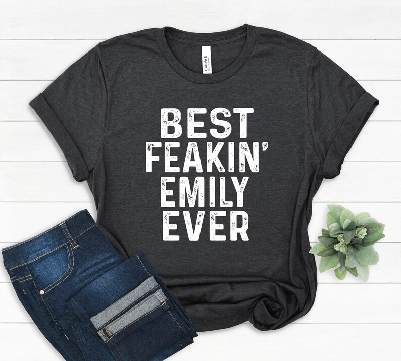 Best Emily T-shirt, Love Emily, Gift for Emily, Cute Family Gift, Funny ...