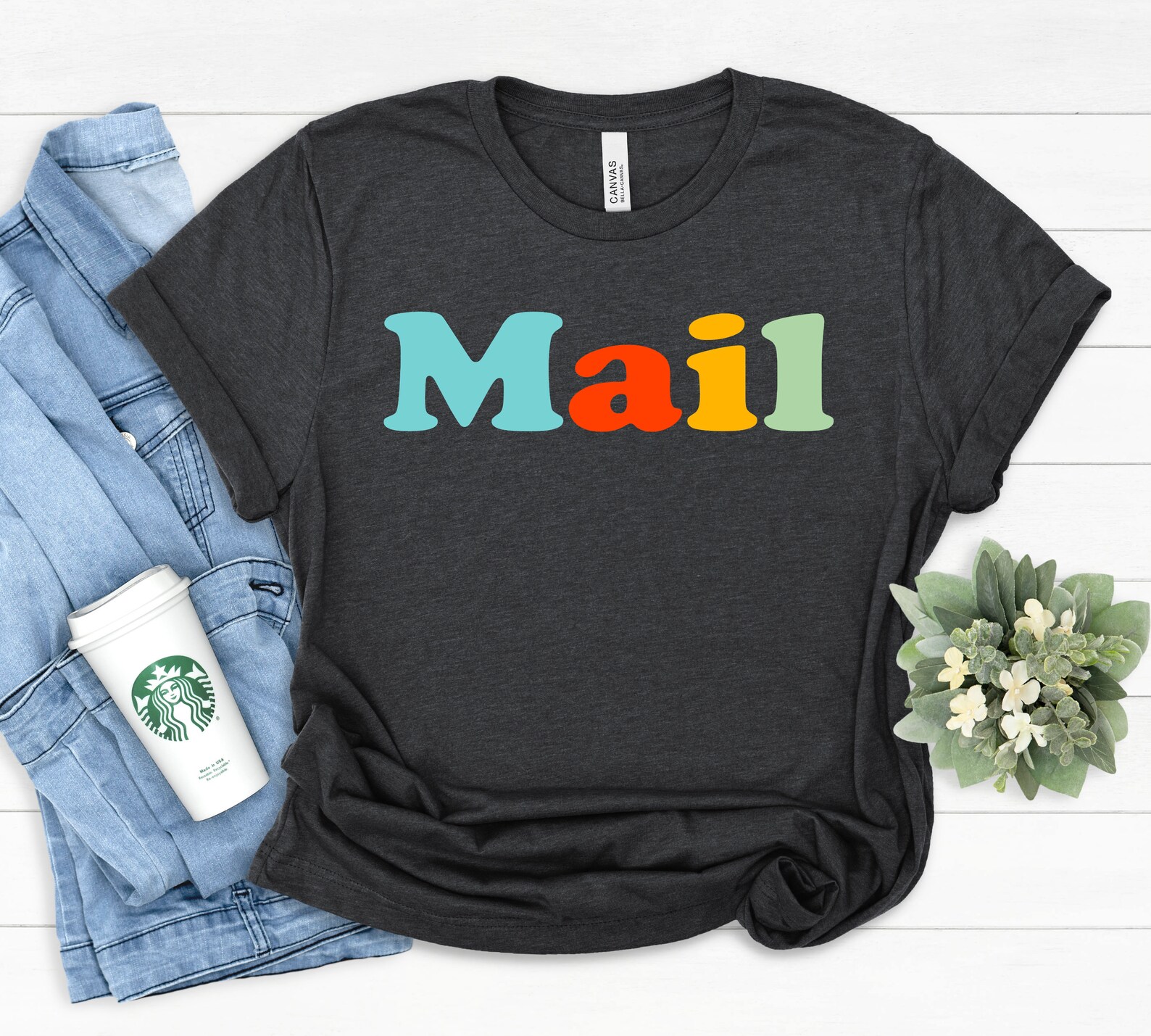 Cute Mail Carrier T-Shirt Mail Lady Gift Postal Worker Shirt | Etsy