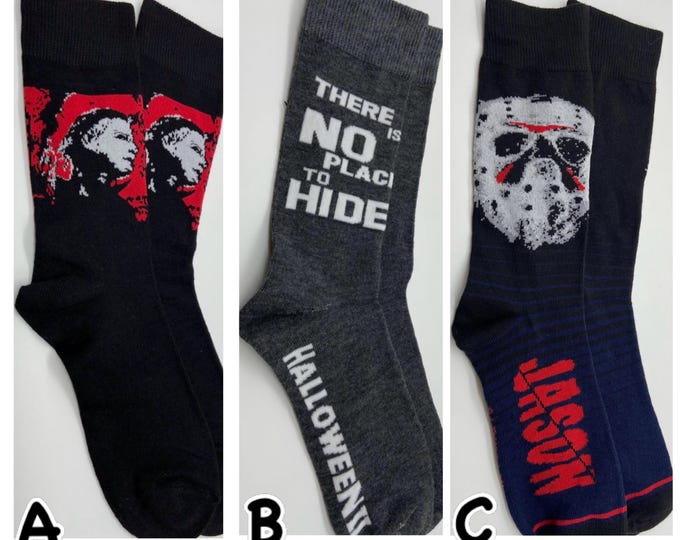 HW- Horror Movie Socks - Etsy