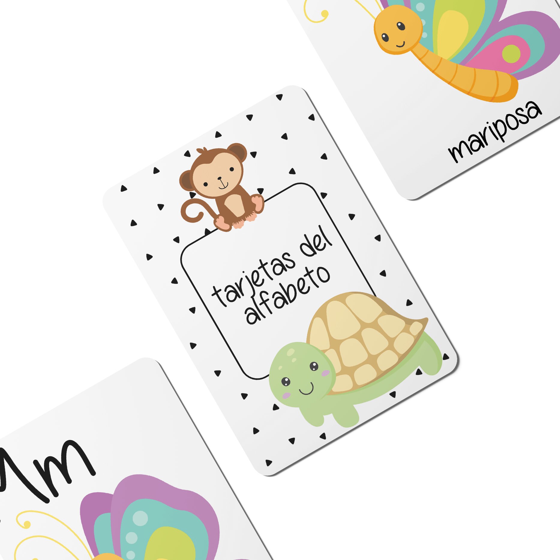 Spanish Alphabet Flashcards - Etsy