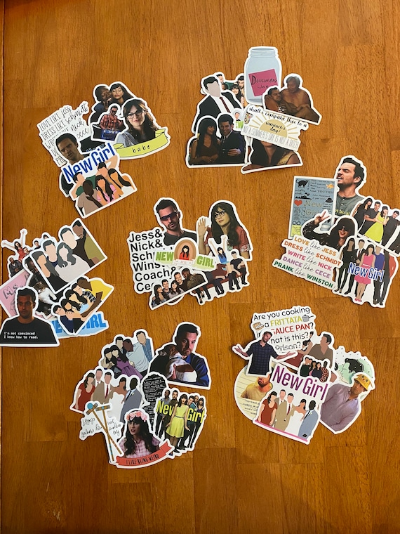 New Girl Tv Show Stickers - Etsy